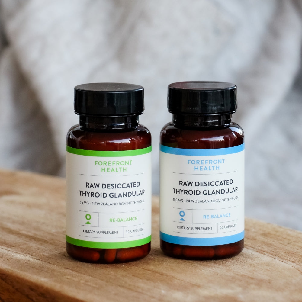 Raw Desiccated Thyroid (65 mg capsules) - Forefront Health